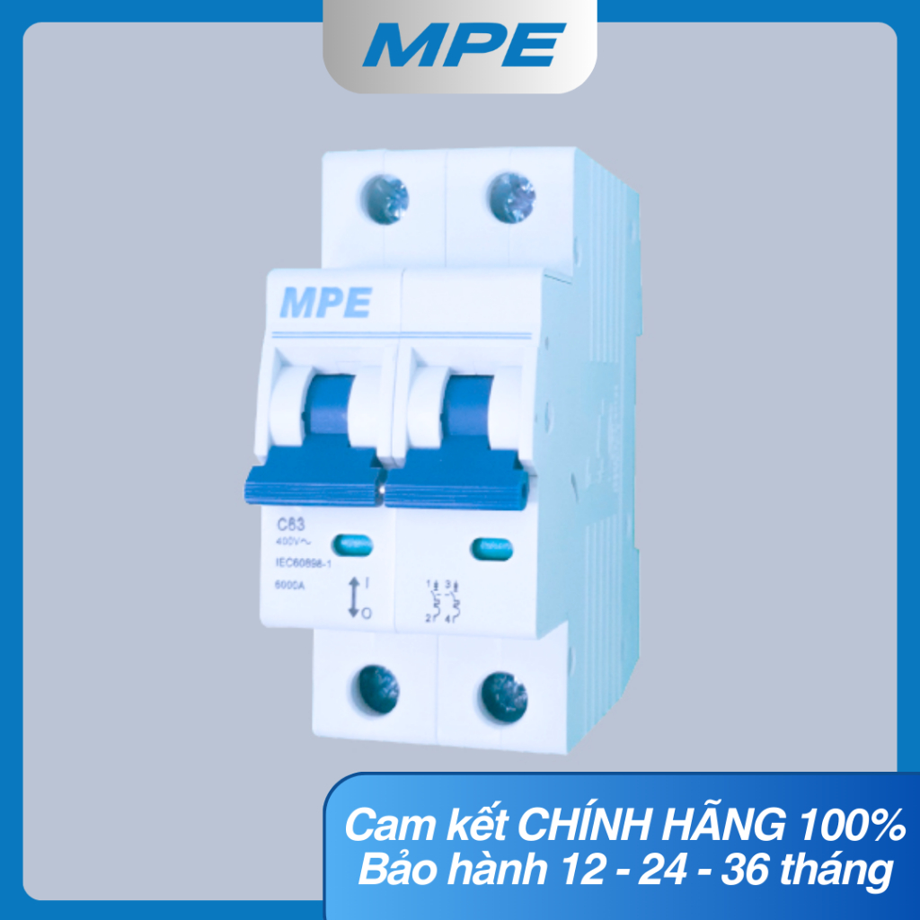 Aptomat CB Two-phase circuit breaker, 2-phase MCB MPE automatic circuit ...