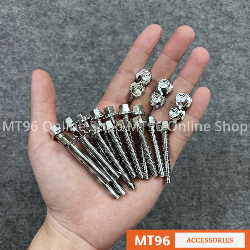 Salaya Thai Stainless Steel V2 Engine Block Screw for Wave Dream Future ...