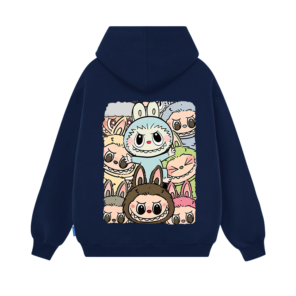 Excellent LABUBU Selfie unisex Hoodie with print on both front and back ...