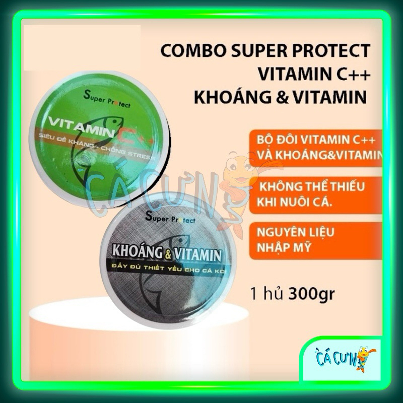 Mineral Combo & Vitamin Super Protect & Vitamin C++ specialized for koi ...
