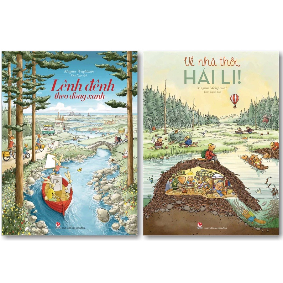 Kim Dong Book - Combo Coming Home, Let's Be Hai Li + Floating in the ...