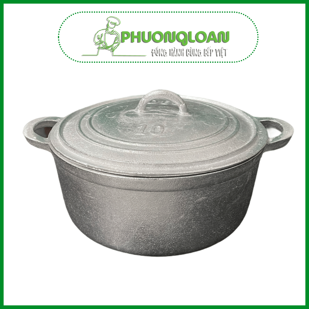 High quality solid cast iron pot (5 liters, 7 liters, 10 liters, 15 ...