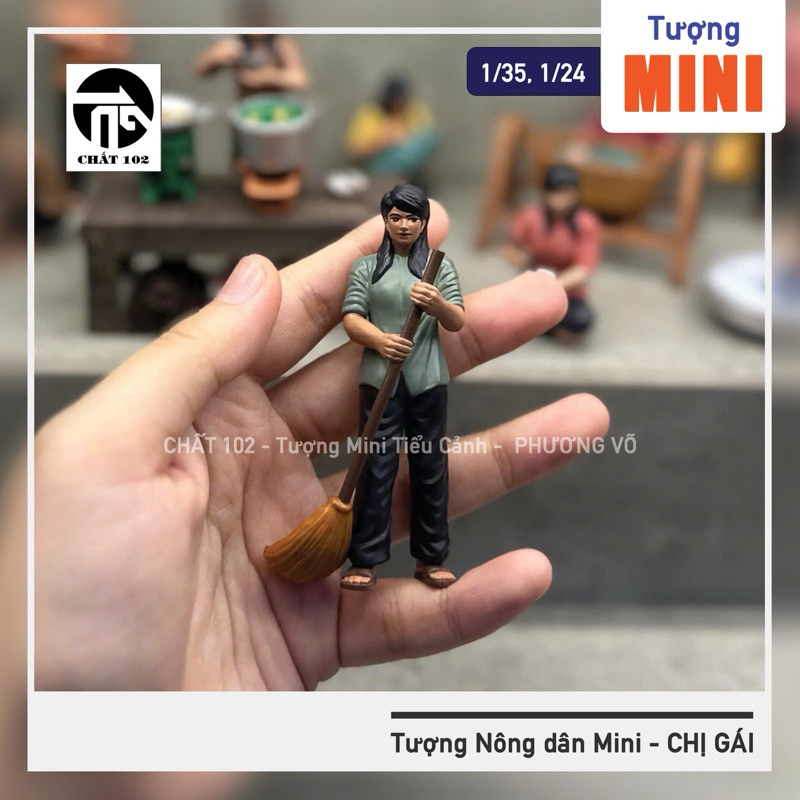 Mini Model of Rural Landscape - Mini Western Sister Statue | Shopee ...