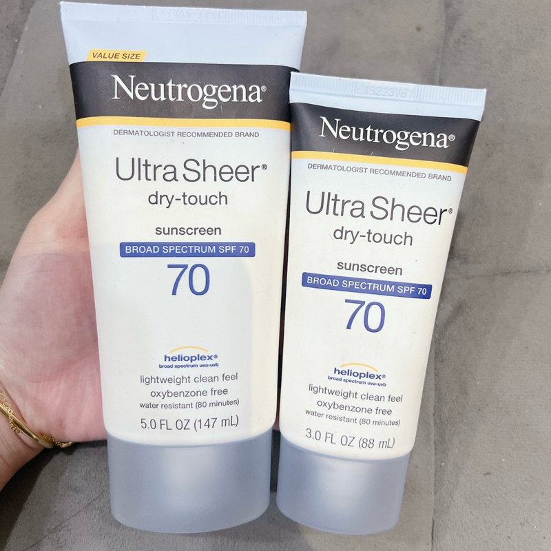 Neutrogena Ultra Sheer dry touch sunscreen Spf70+ 88ml | Shopee Malaysia