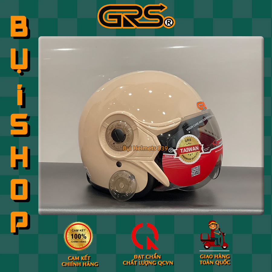 Accessories GRS 3/4 head Helmet glass lock GRS A368k - Genuine Helmet ...