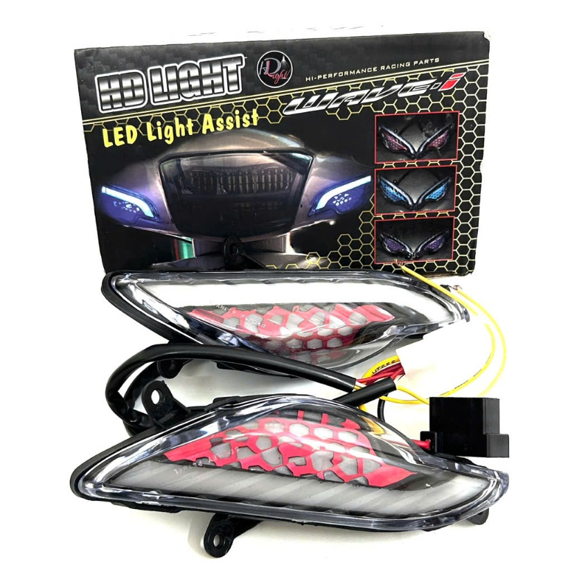 Red Honeycomb Turn Signals - Red Turn Signals Audi Led Wave A-RS 50-100 ...