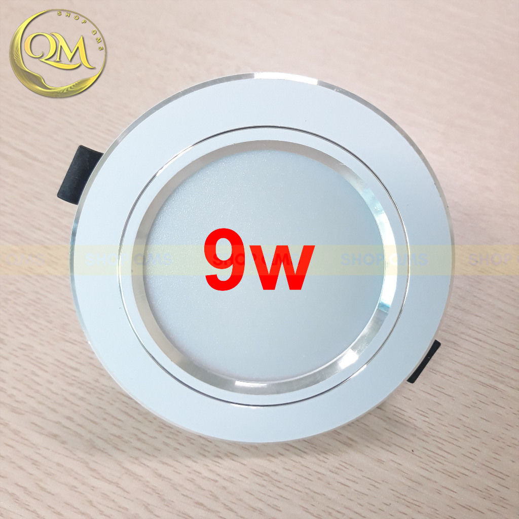 9w led ceiling light with Silver border, 3 color modes, 110 (110mm ...