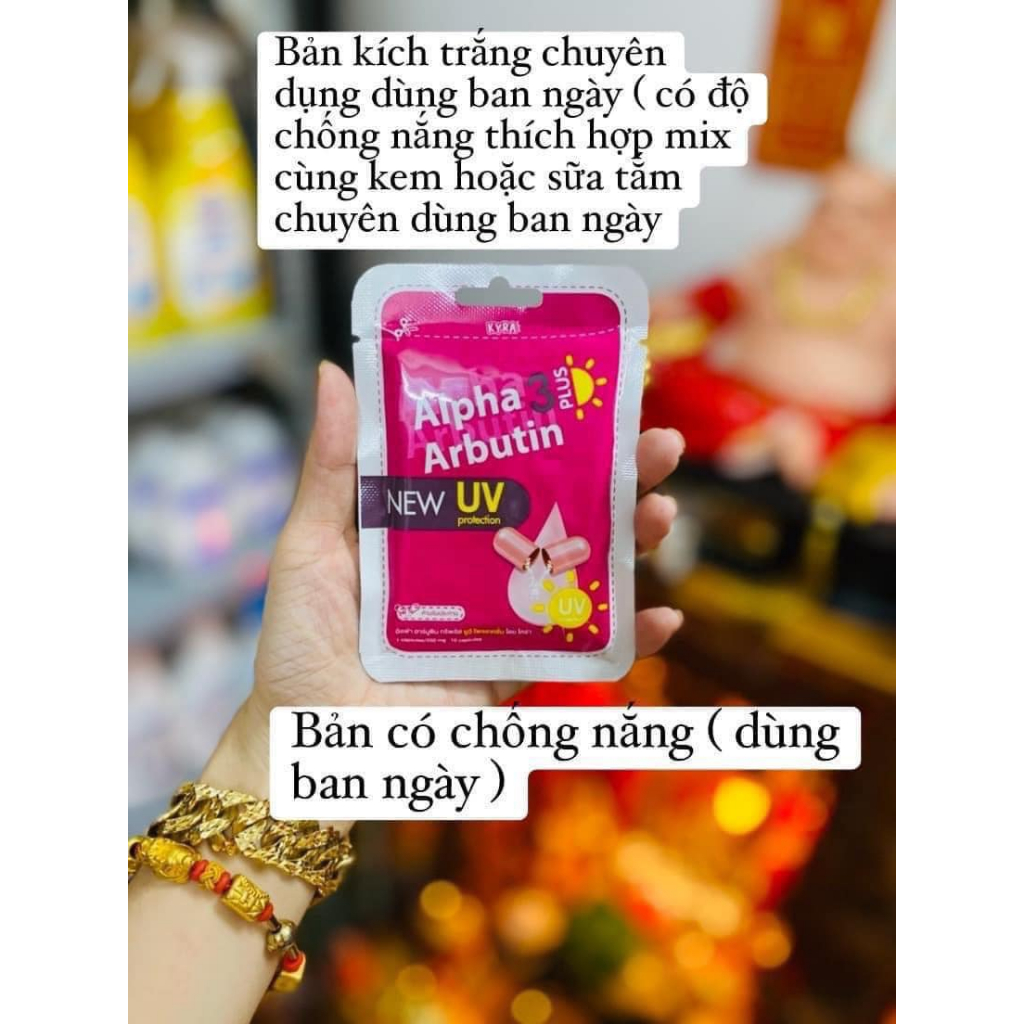 Blister Of 10 White Alpha Arbutin Anti-UV Day Powder Helps Smooth White ...