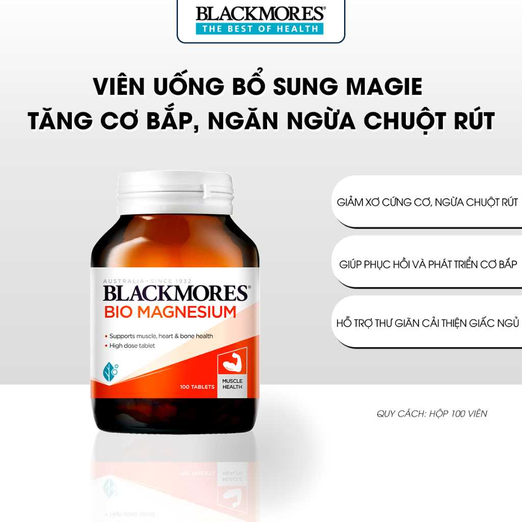 [GENUINE] Blackmores Bio Magnesium Magnesium Magnesium Supplement Helps ...