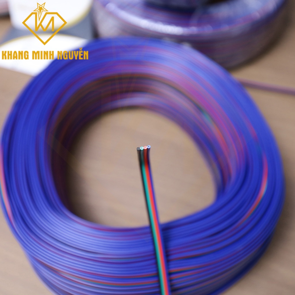 (Price 5m) Small 4-wire electrical wire - 4 colors - 4pin electrical ...