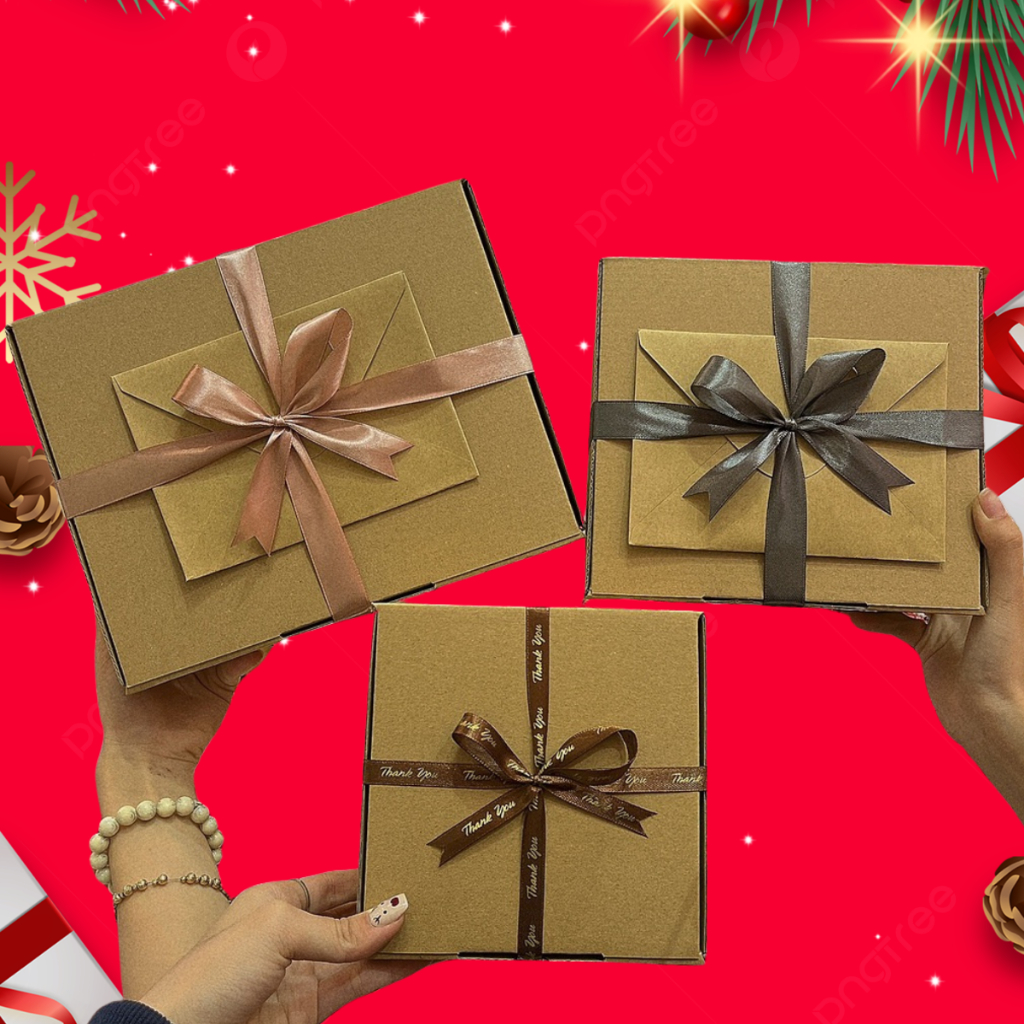 Gift Box With Card And Paper Cut Of Various Sizes Codyshop | Shopee ...