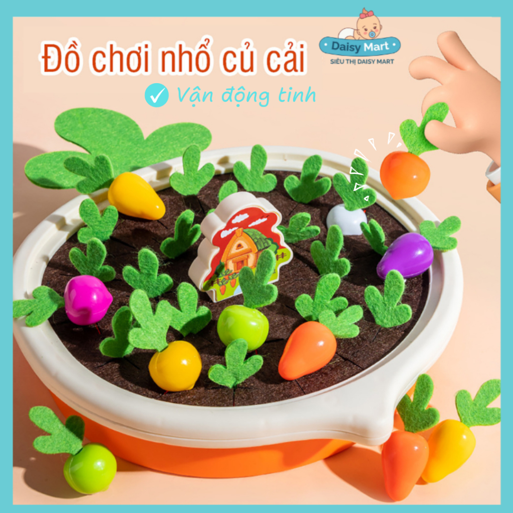 Soong House Farm carrot plucking toy set, radish plucking toy to ...