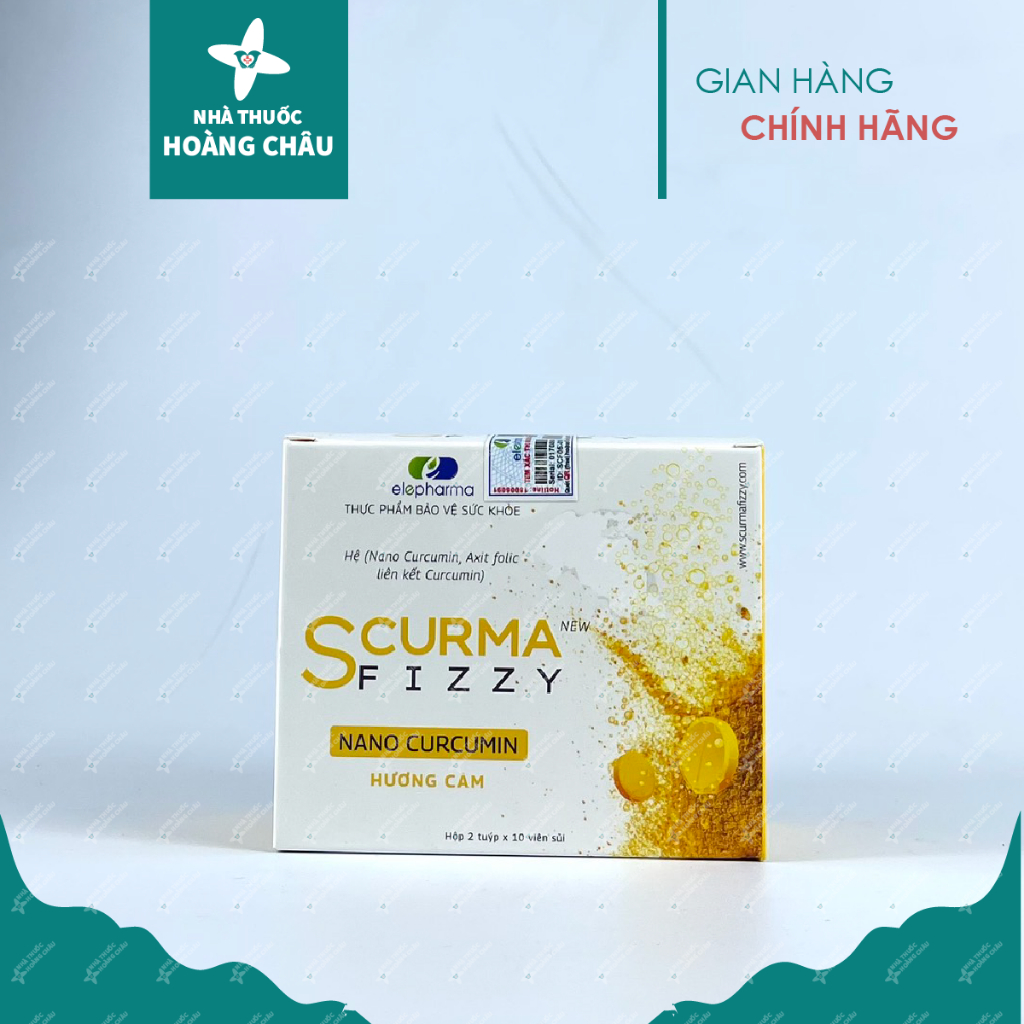 Scurma Fizzy - Nano Curcumin Effervescent Tablets Box of 2 Tubes ...