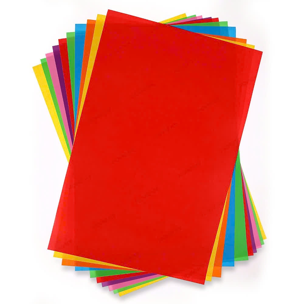 (10 Stacks) Colored Paper Crafts Paper With Large And Small Glue, No ...
