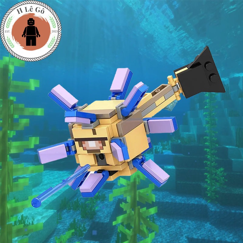 Minecraft Elder Guardian Guardian Guardian Guardian, brand new, full ...