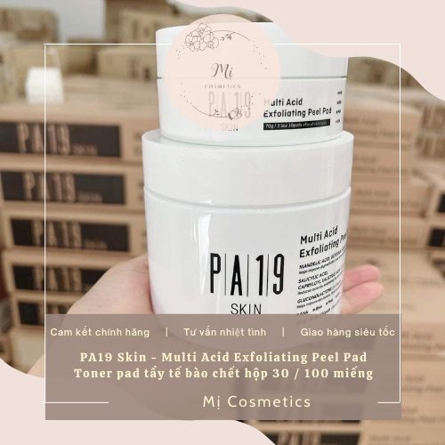 [Genuine] Multi Acid Exfoliating Peel Pad PA19 Skin Pad Toner (30-100 ...