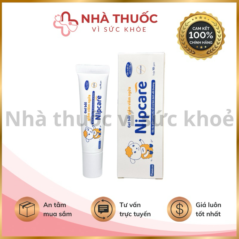 Nipcare topical Gel reduces inflammation, itching, redness, and ...