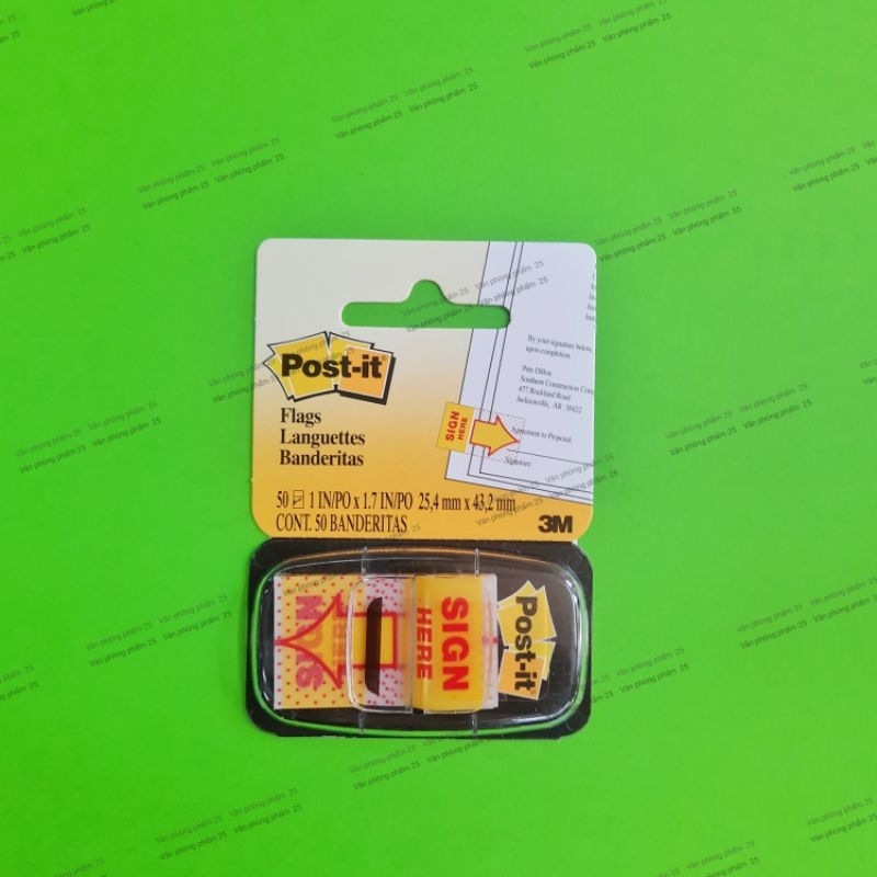 Note paper signed Sign here Post-it 3M. | Shopee Malaysia