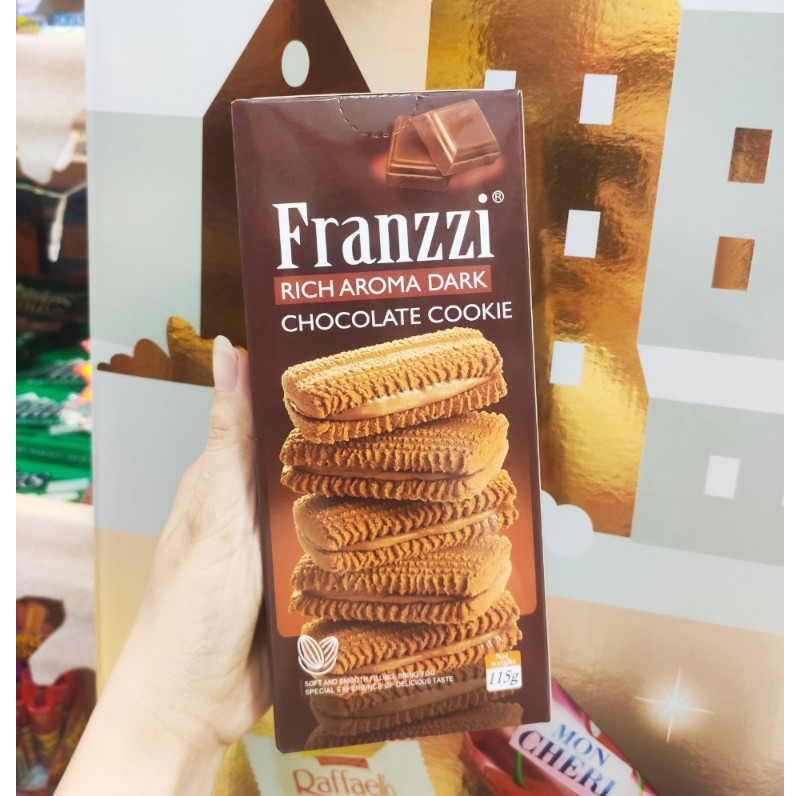 Franzzi Dark Chocolate Ice Cream Cookies 115g | Shopee Malaysia
