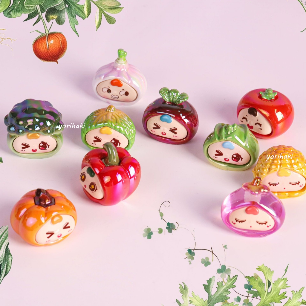 Blindbox Mini Fairytale Vegetable Garden - Small Model beans Lovely ...