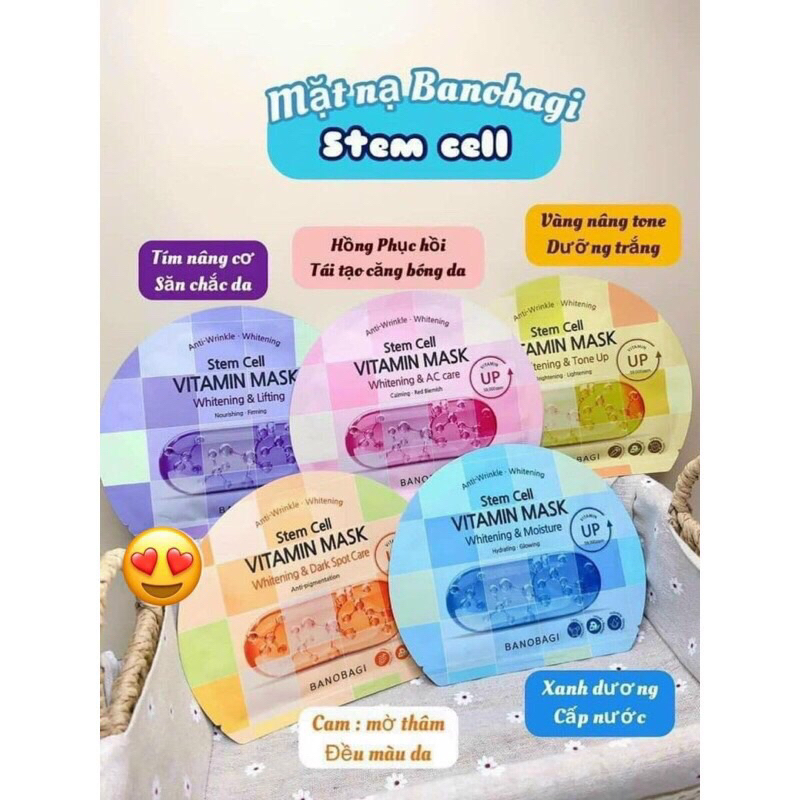Fire 24/24 Box of 10 Banobagi Stem Cell Vitamin Mask | Shopee Malaysia