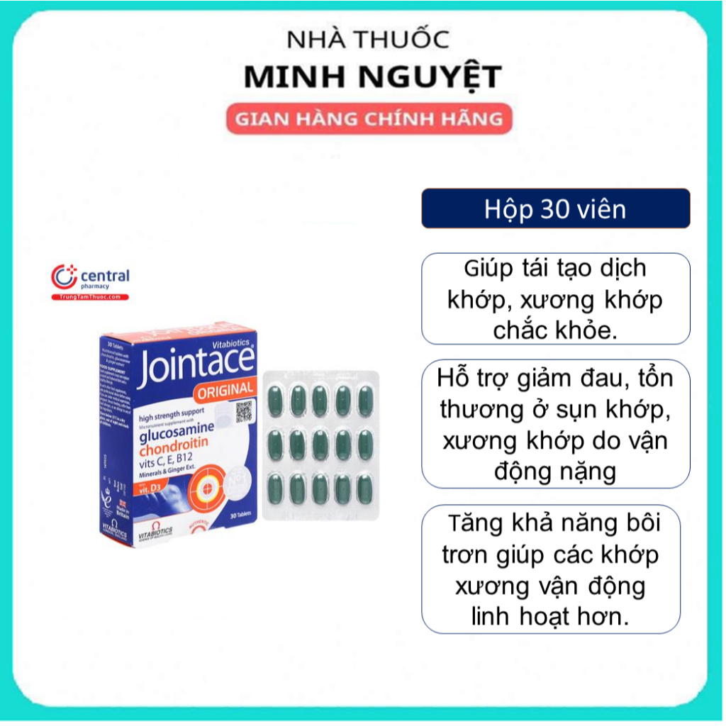 Vitabiotics Jointace Original oral tablet supports bones and joints (30 ...