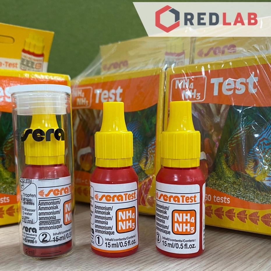 Sera NH4 / NH3 Test Kit quickly measures Ammonia content in water ...