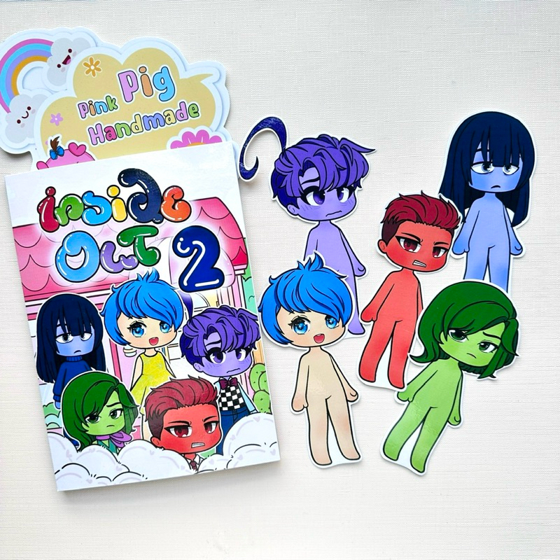 Inside OUT 2 Emotional House Peeling Toy - Paper Doll | Shopee Malaysia