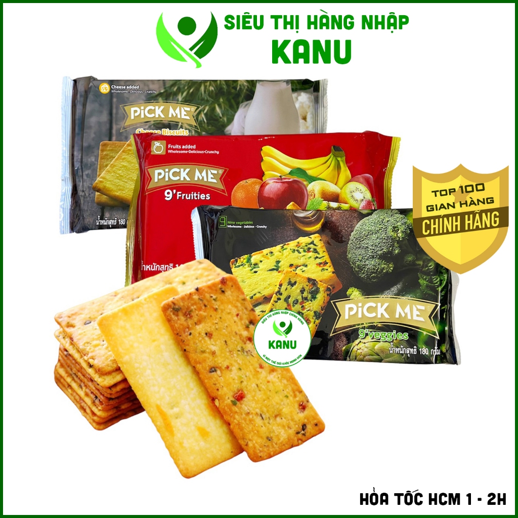 Pick Me Thai healthy diet biscuits with 9 types of vegetables, fruits ...