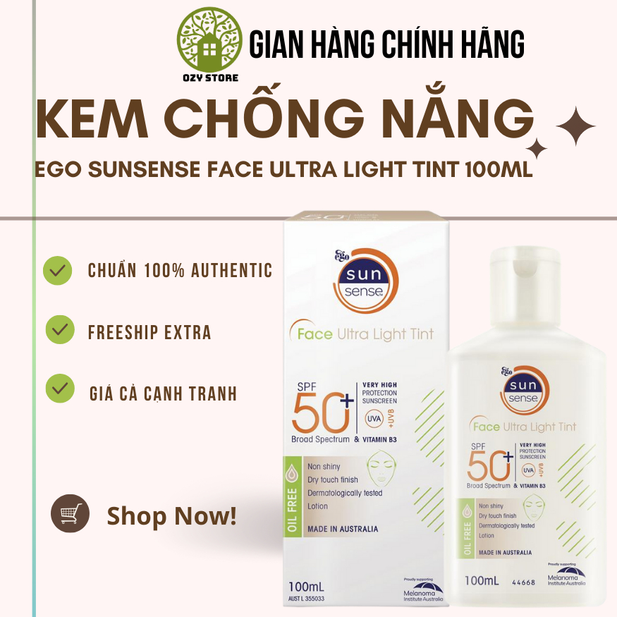 [Australian Product] EGO SUNSENSE FACE ULTRA LIGTH TINT MOISTURE ...