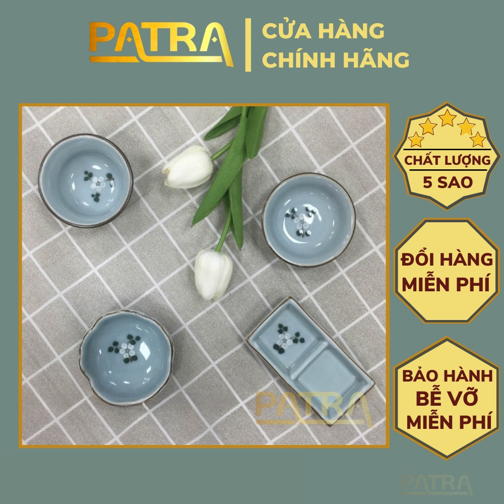 Spice plate, high-quality Bat Trang porcelain fish sauce bowl with ...