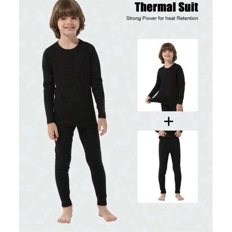 Heattech children's thermal set with two layers of 4-way stretch ...