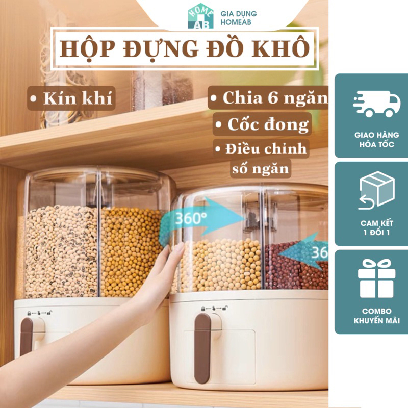 Ecoco Dry Storage Box with Ventilated Compartments, Moisture-Proof ...