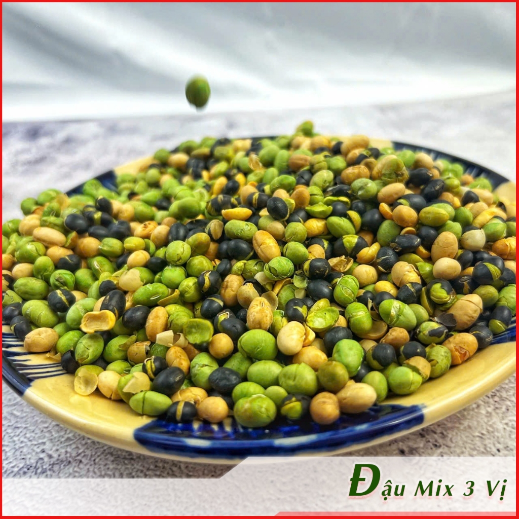 Crispy Dried Beans Mix 3 Flavors Oganic Products (Black Beans, Green ...