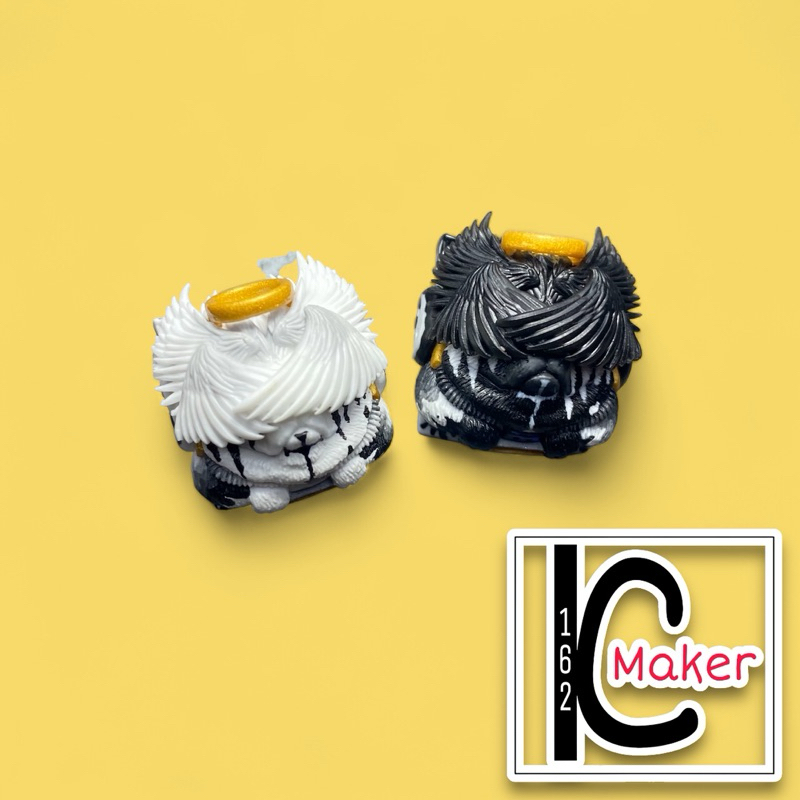 Mechanical keyboard button - artisan keycap - angel keycap | Shopee ...