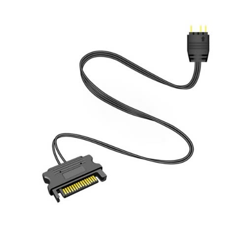 Sata port conversion cable to ARGB LED port 5v 3 pin | Shopee Malaysia