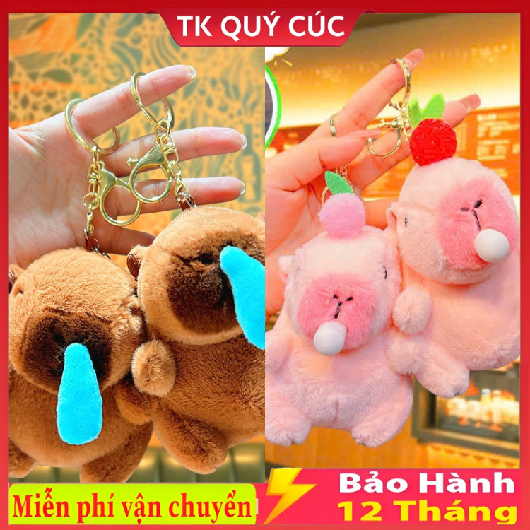 Capy bara Teddy Bear Keychain with Runny Nose, Beautifully Designed ...