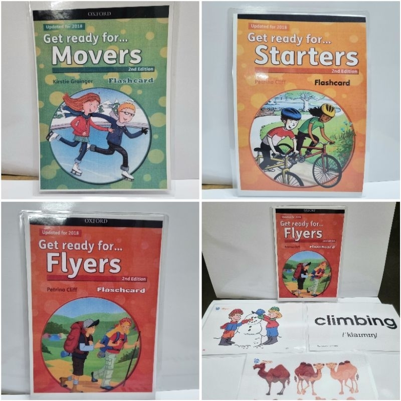 Flashcard Get ready for Starters, Movers, Flyers 2nd Edition (plastic ...
