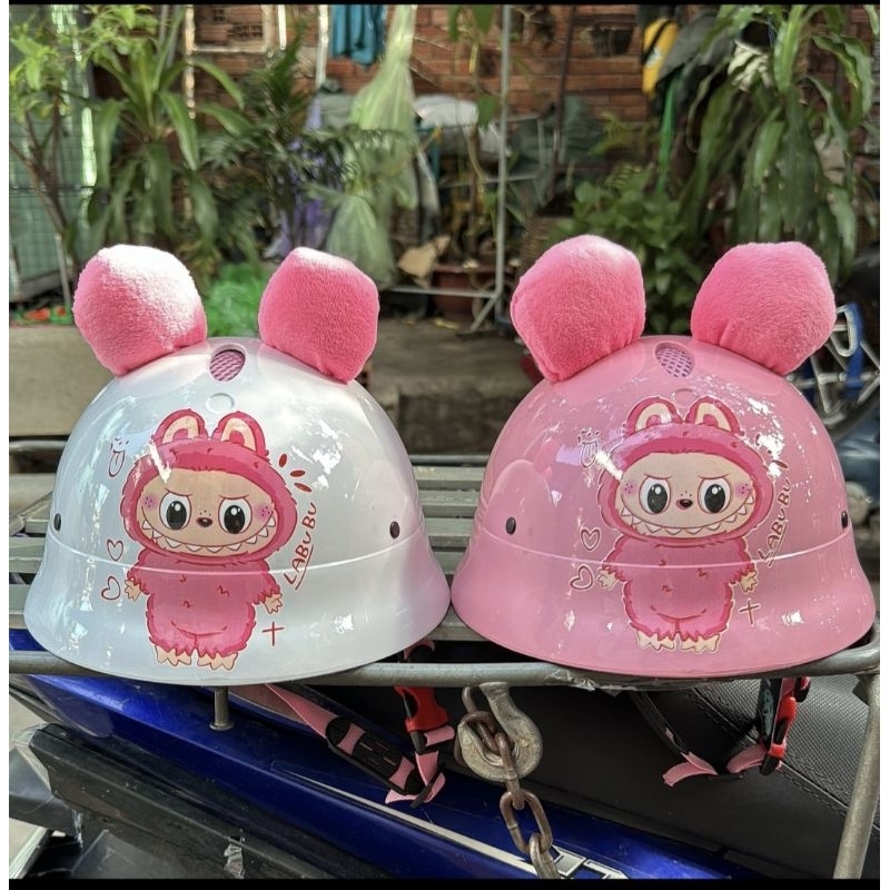 New Arrival Labubu Round brim helmet _ size 5 _ 12 years old | Shopee ...