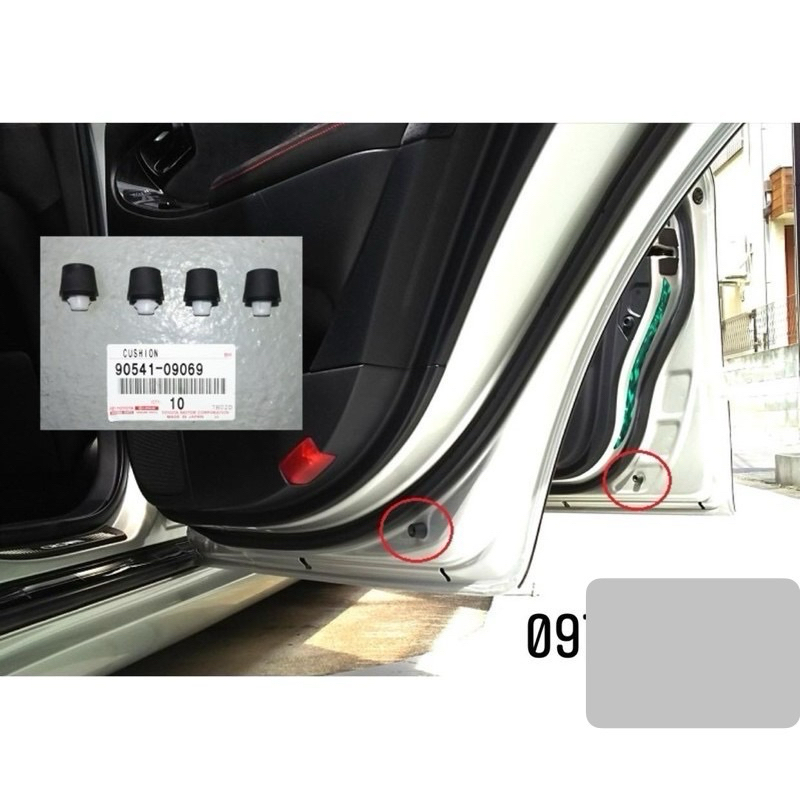 Genuine toyota door damper rubber 90541-09124 | Shopee Malaysia