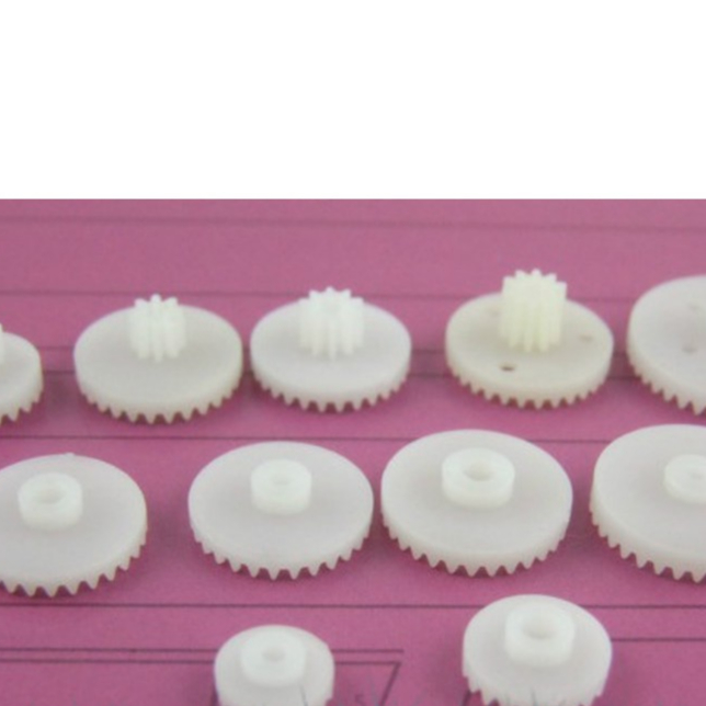 Gear set of 11 types of plastic gears used to build model cars ...