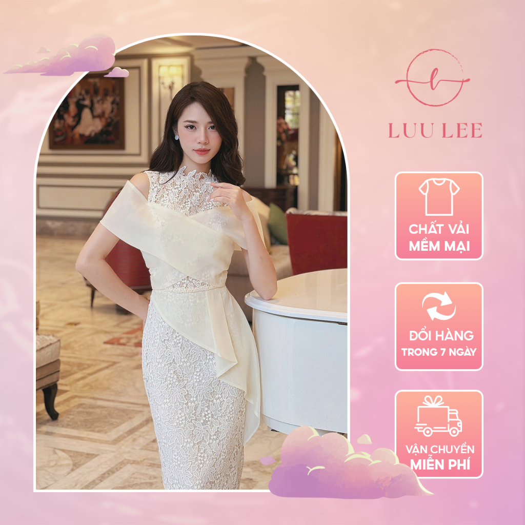 Lace Dress With 2 Layers Of Extremely Respectful And Luxurious Silk ...