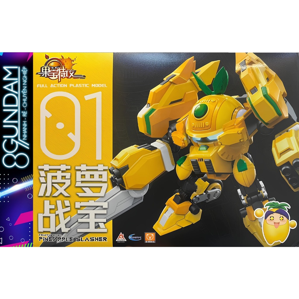 Fruity Robo Pineapple Slasher Assembly Model "Fragrant Enlightenment ...