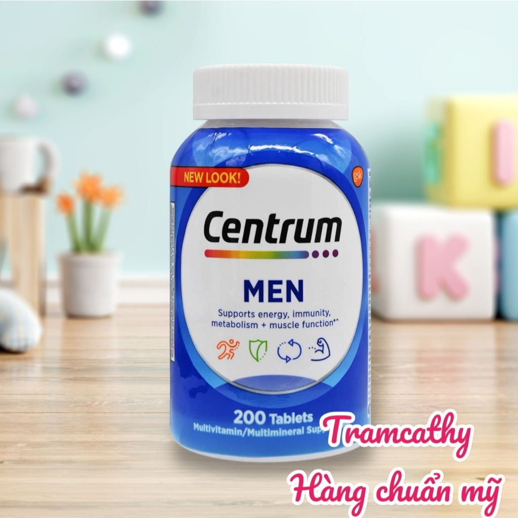 Multivitamin oral tablet for men with 50t centrum 200v | Shopee Malaysia