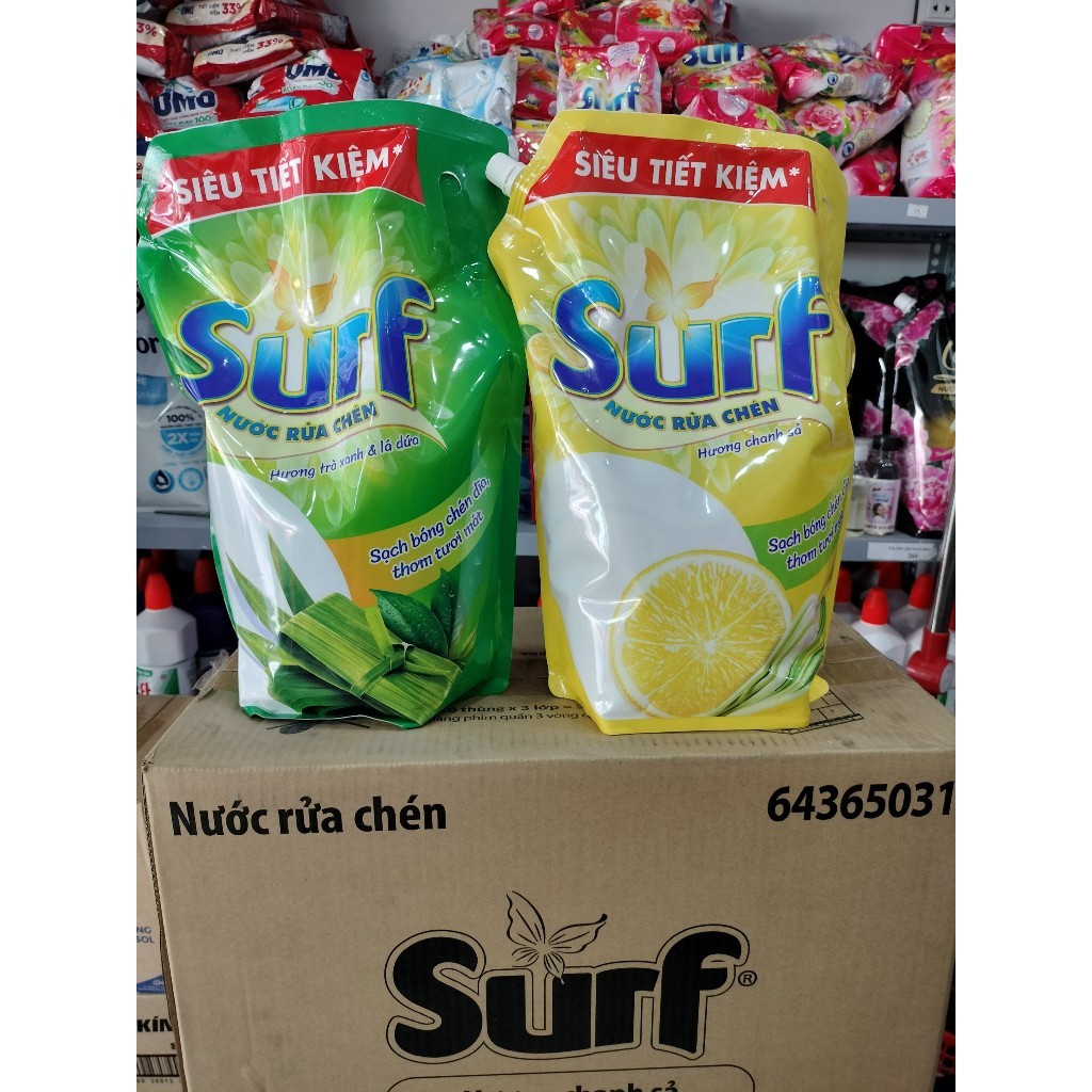 [New Model] Surf Genuine Dishwashing Liquid Bag 3.4Kg - Full Flavor ...