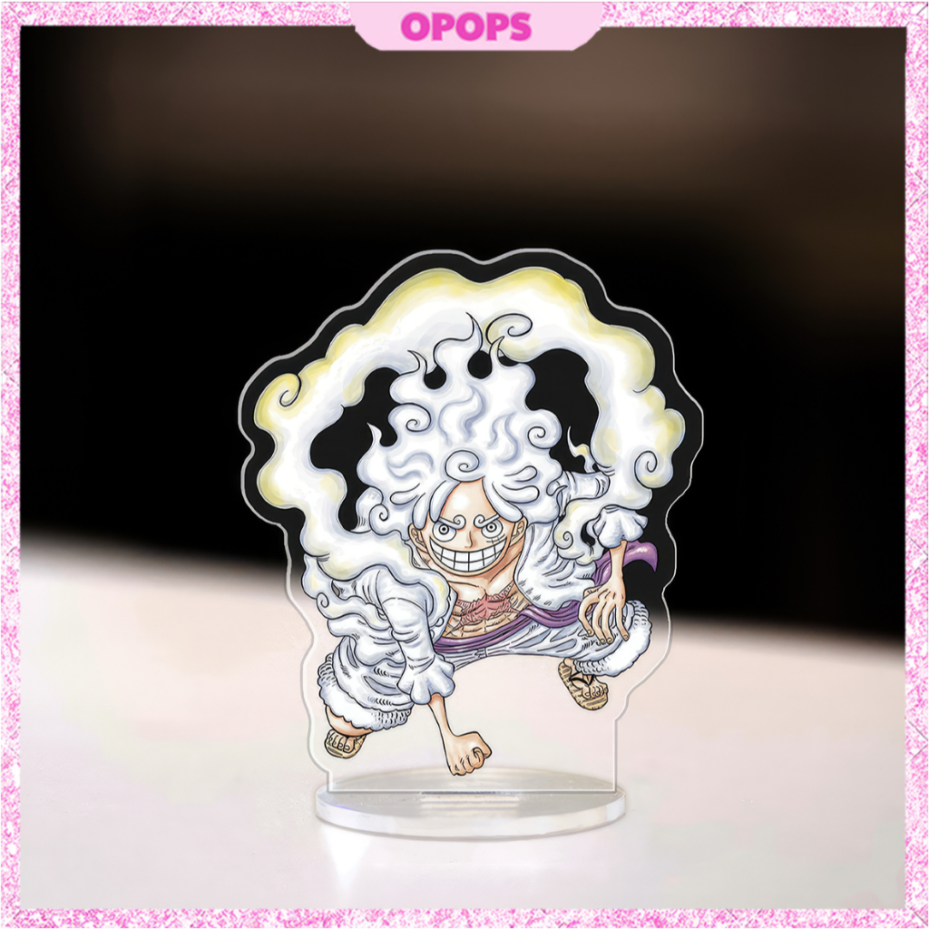 Luffy Gear 5 Model Collectible Standee OnePiece Monkey D Luffy Decor ...