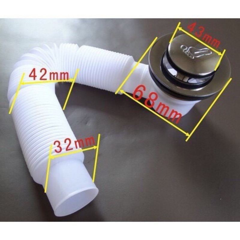 Chicken intestine drain valve for bathtubs - sink drain valve | Shopee ...