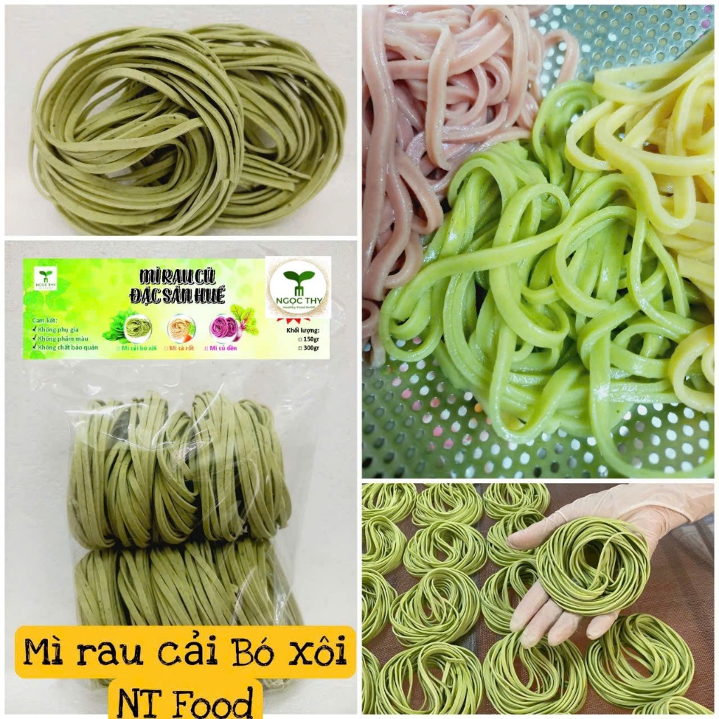 Nt Food Organic Spinach Noodles 150-300gr, Delicious eat clean Noodles ...