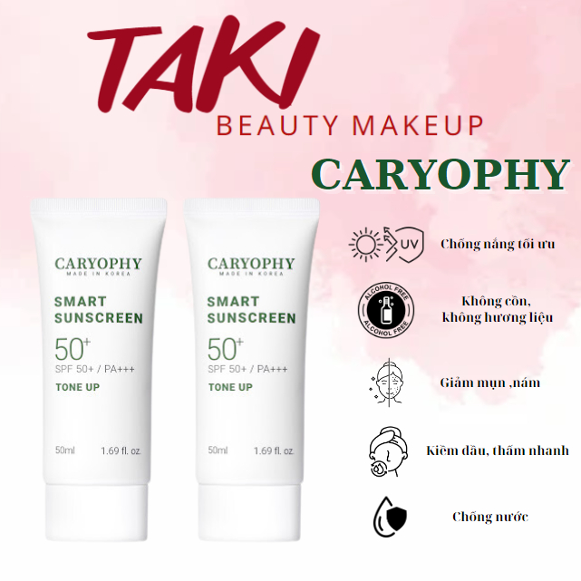 Caryophy Smart Sunscreen Tone Up 50ml | Shopee Malaysia