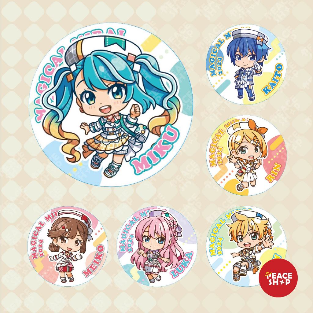 Hatsune Miku Vocaloid Badge Glitter Accessory Hatsune Miku Vocaloid ...